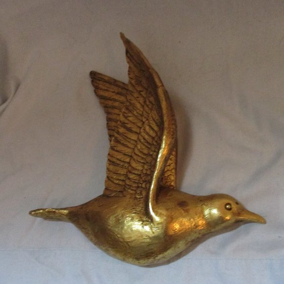 Accents | Vintage 95 Carved Cast Plaster Bird Two Wings Display ...